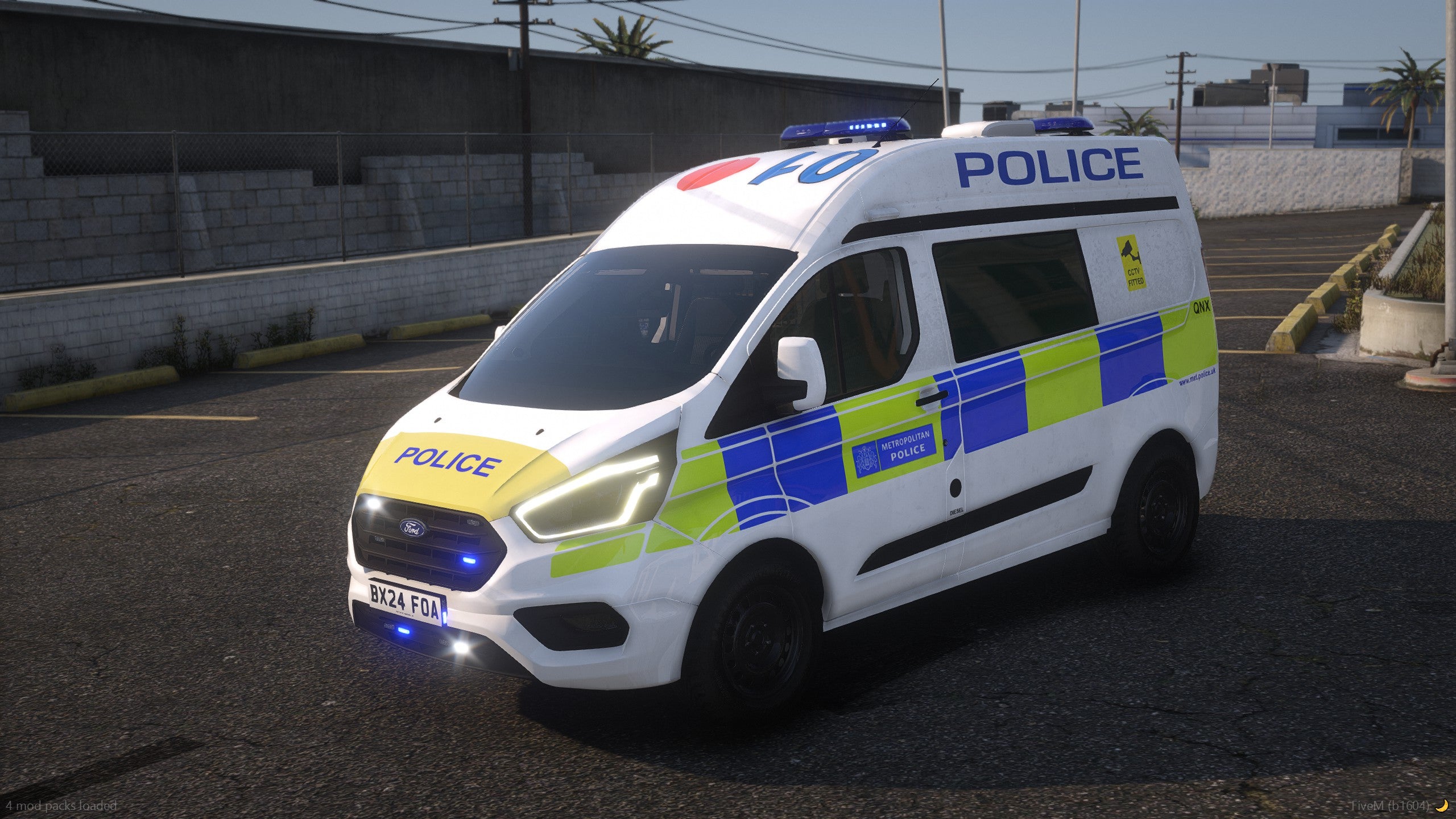 2024 Met Style Ford Transit Custom Cell Van – Blighty3D