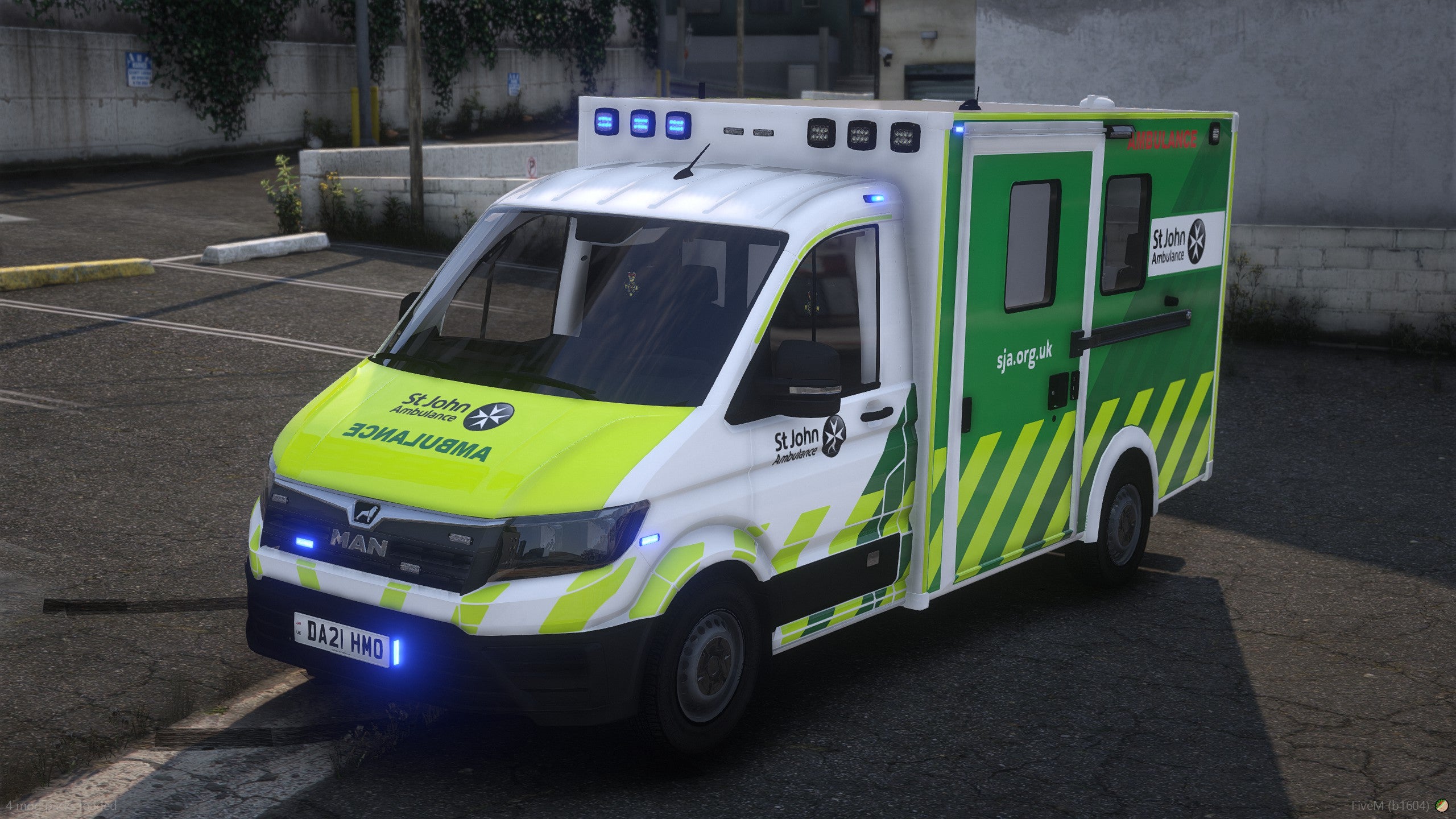 2021 Man TGE Ambulance - SJA Style – Blighty3D