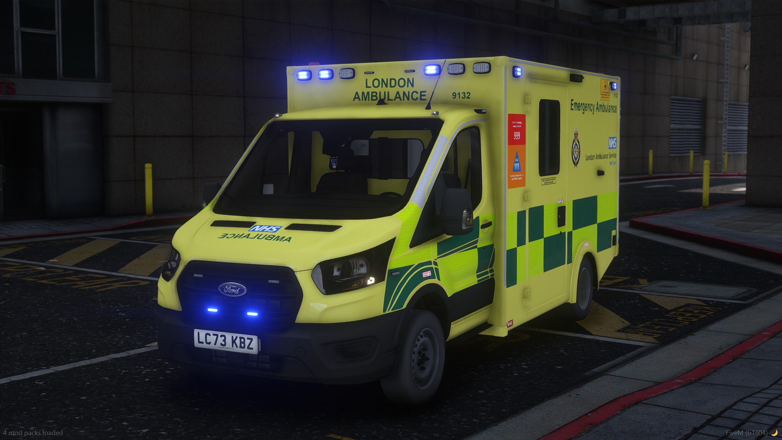2023 Ford Transit Ambulance - London Style - Whelen Setup – Blighty3D