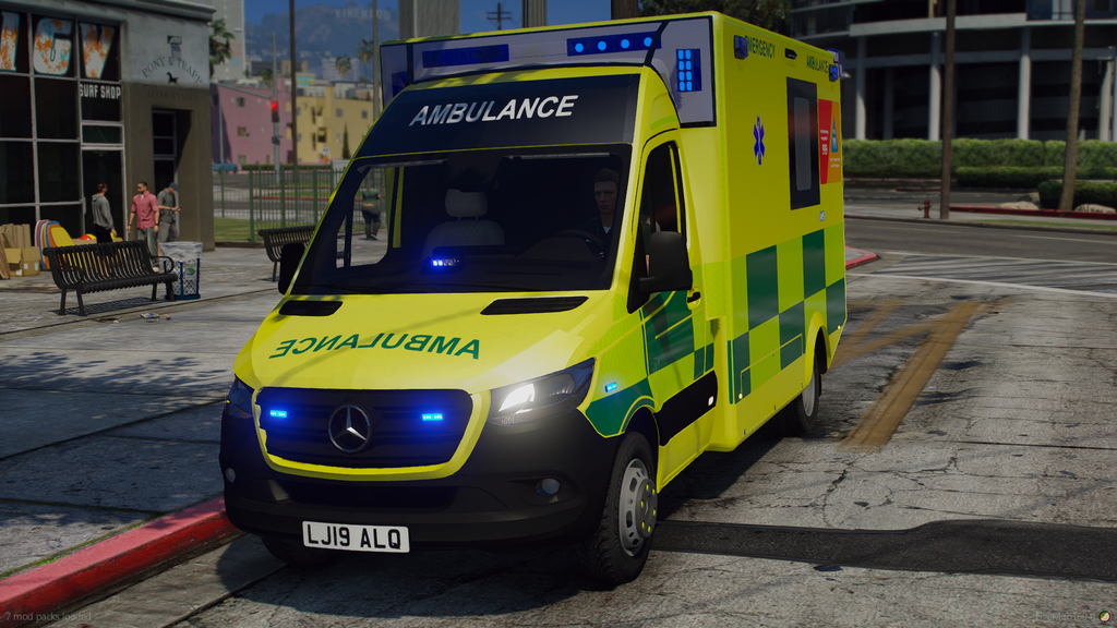 Generic WAS 2019 Merc Sprinter Ambulance [ELS] – Blighty3D