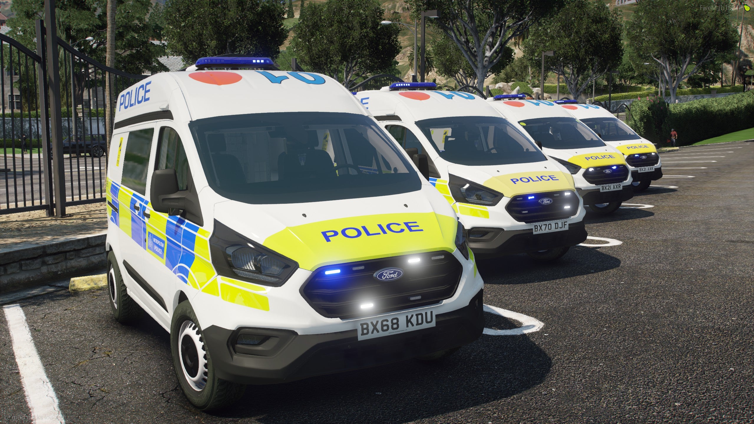 2018-2022 Met Style Ford Transit Custom Cell Van – Blighty3D