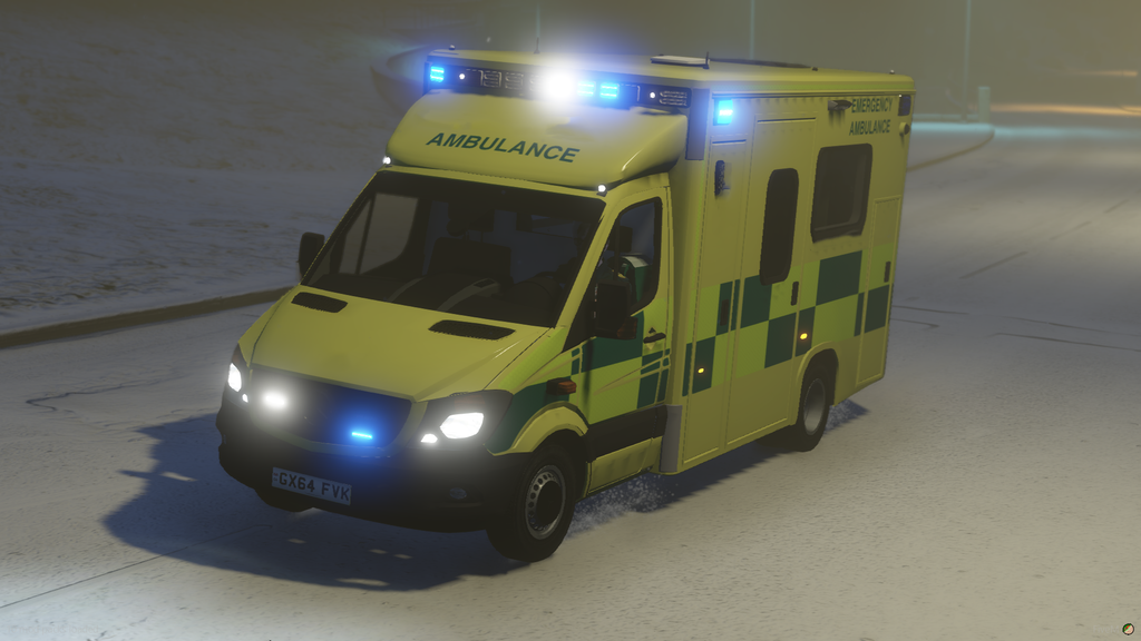 2014 SE Style Mercedes Benz Sprinter Double Crewed Ambulance – Blighty3D